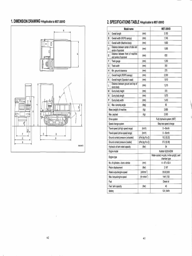 MST 300vd Spec | PDF