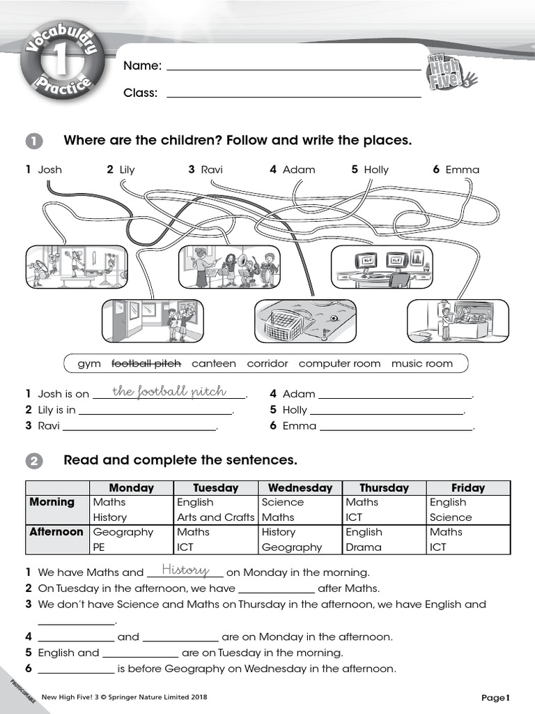 New High Five 3 Ingles | PDF