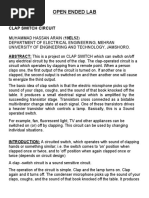 Touchless Door Bell | PDF | Operational Amplifier | Transmitter