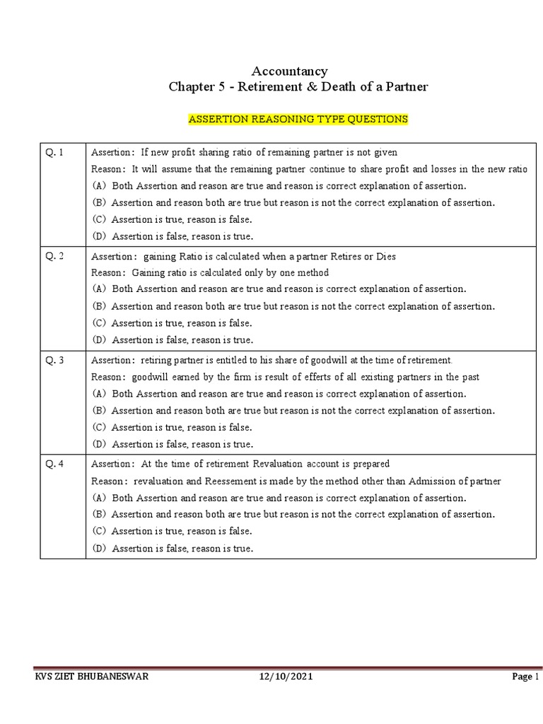 Accounting for Partnership: Adjusting Capital Accounts for the ...