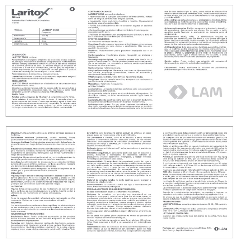 Laritox Sinus | PDF