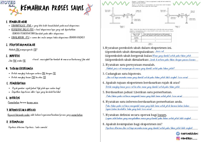 Kemahiran Proses Sains | PDF