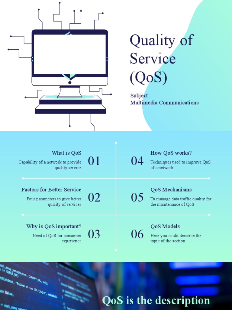 Quality of Service (Qos) : Subject: Multimedia Communications | PDF ...
