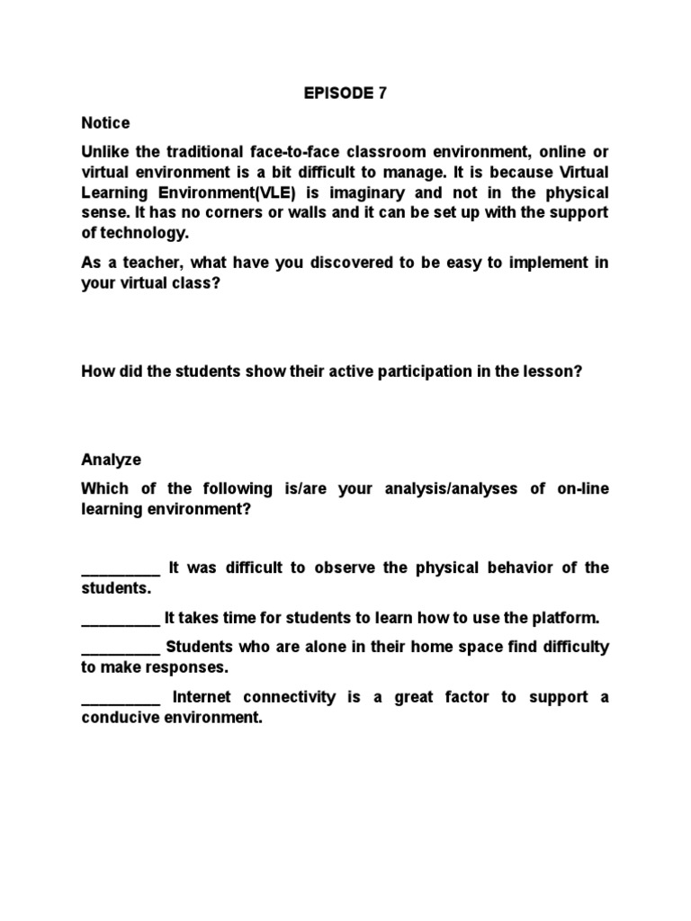 FS 2 - Episode 7 | PDF