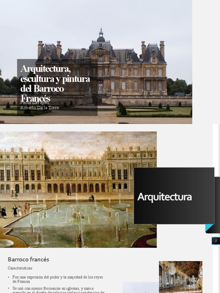 Arquitectura, Escultura y Pintura Del Barroco Francés | PDF | Barroco ...