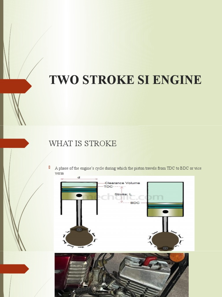 Two-Stroke SI Engine Overview | PDF
