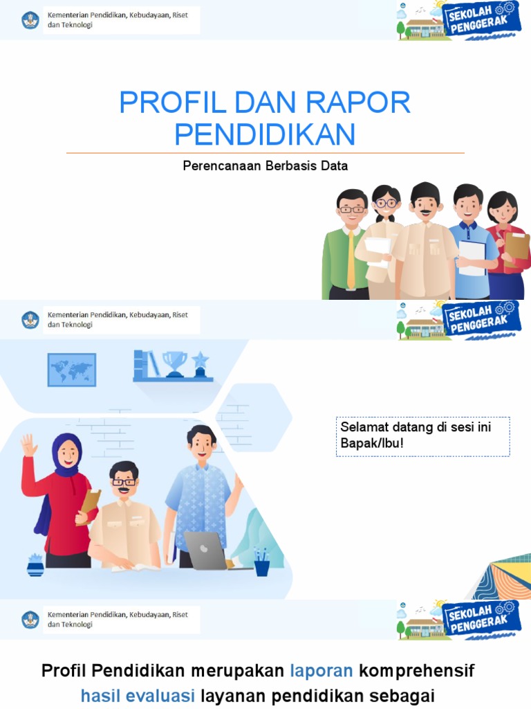 EKSPLORASI KONSEP - 3. Profil Dan Rapor Pendidikan | PDF