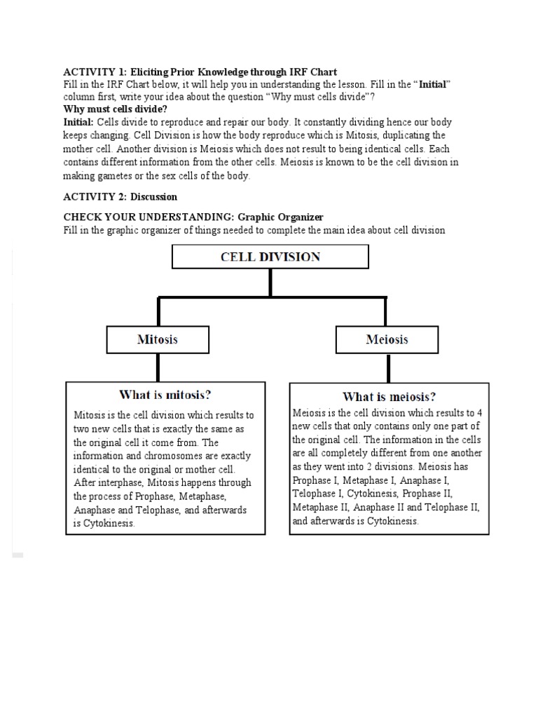 General Biology - Cell Division | PDF | Meiosis | Mitosis