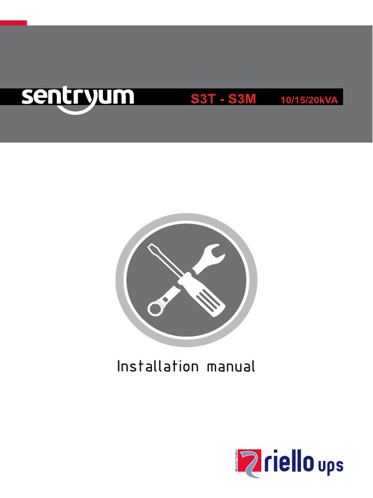 Sentryum AC UPS Riello UPS User Manual Helios Power Solutions New Zealand | PDF | Power Supply ...
