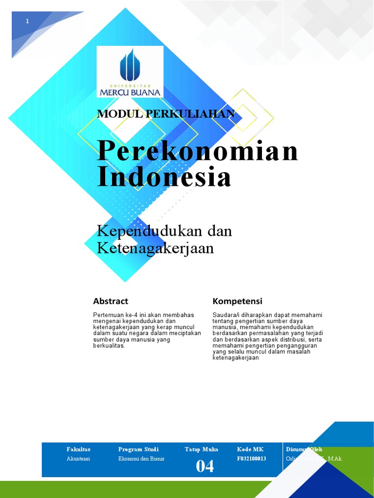 Modul Pertemuan Ke-4 | PDF | Karier & Perkembangan | Ilmu Sosial