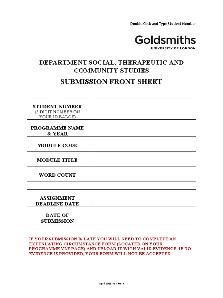 Stadio Assignment Cover Page Template | PDF | Plagiarism | Computing