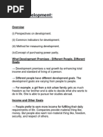 Mind Map Class 10 Eco Cbse | PDF | Income | Infant Mortality