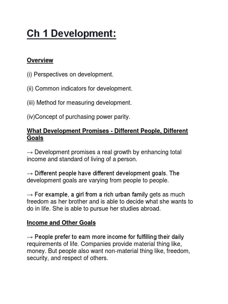 CLASS 10 ECO CH1 P1 897@#quest | PDF | Standard Of Living | Income
