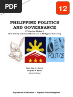 Philippine Politics and Governance: Quarter 3 - Module 11: Civil ...