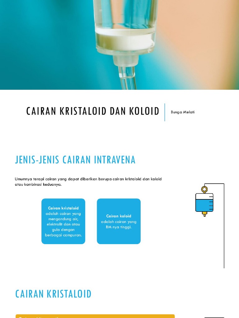Cairan Kristaloid Dan Koloid | PDF