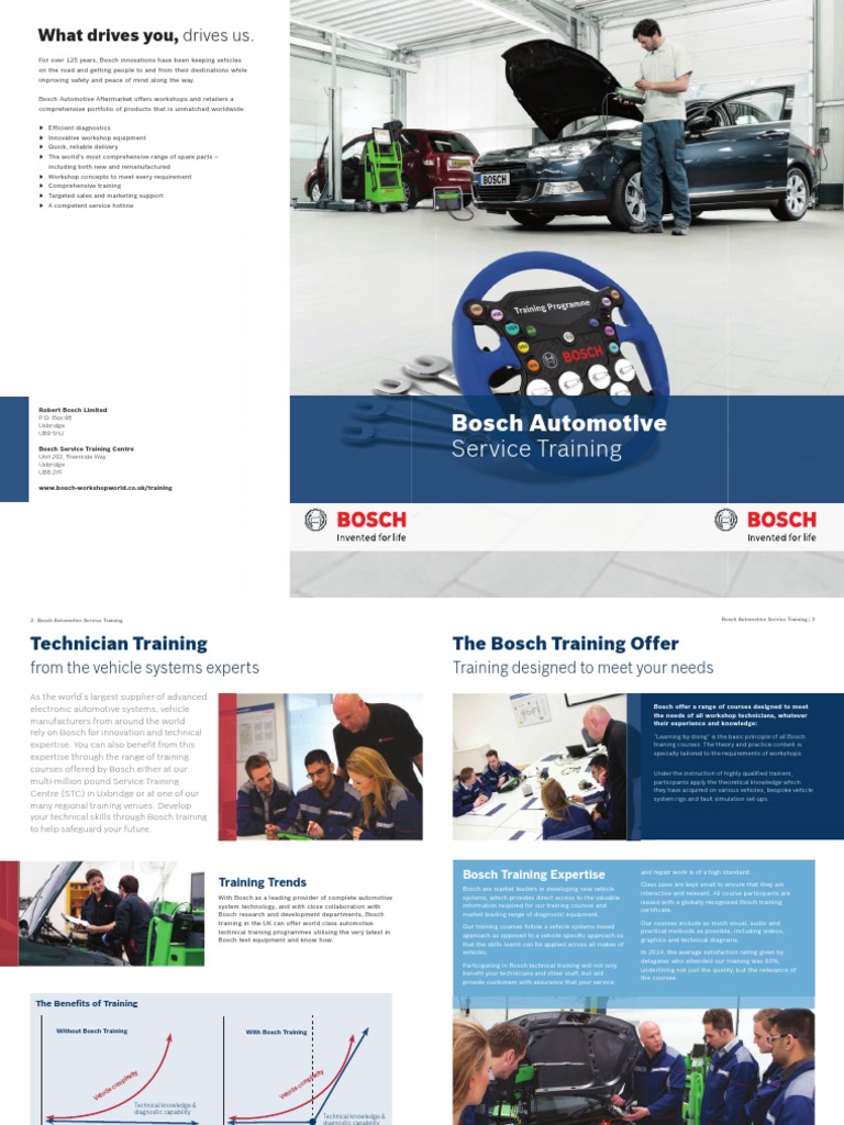Bosch Training Brochure 2017 | PDF | Engines | Fuel Injection