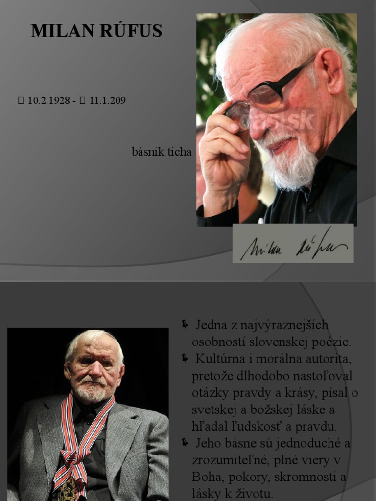 MILAN RÚFUS - A Napokon Láska | PDF