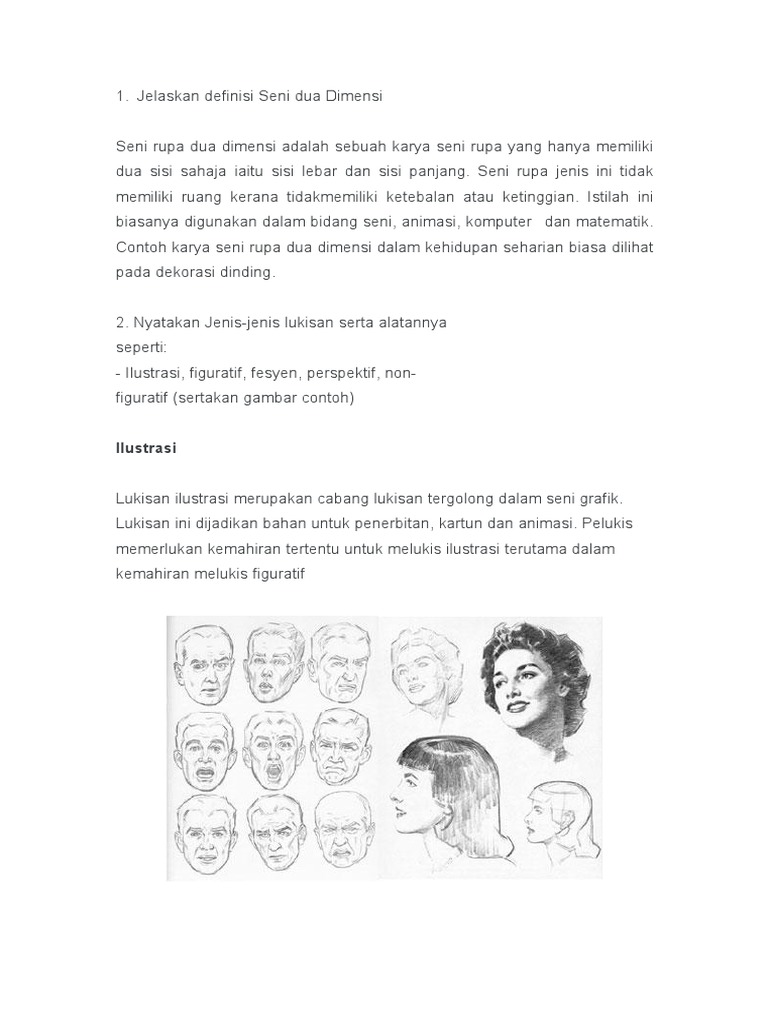 Teknik Catan dan Jenis Lukisan Dua Dimensi | PDF