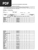 Formulir SQ-FFQ | PDF
