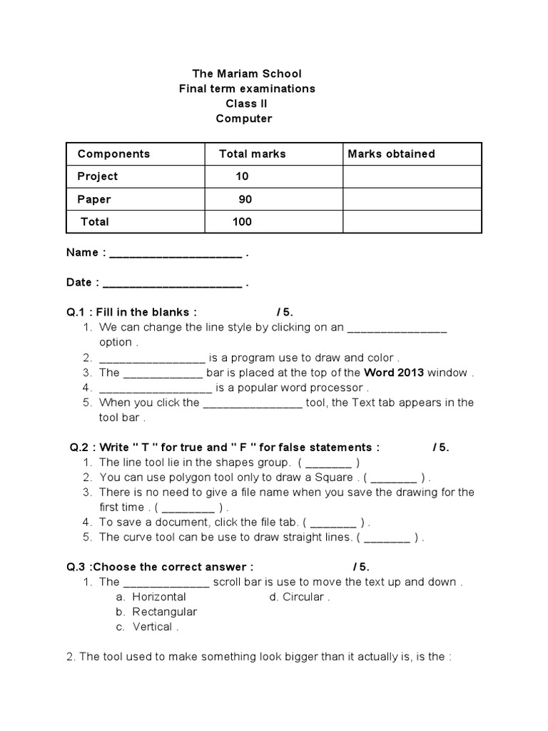Computer Class 2 | Download Free PDF | System Software | Computing
