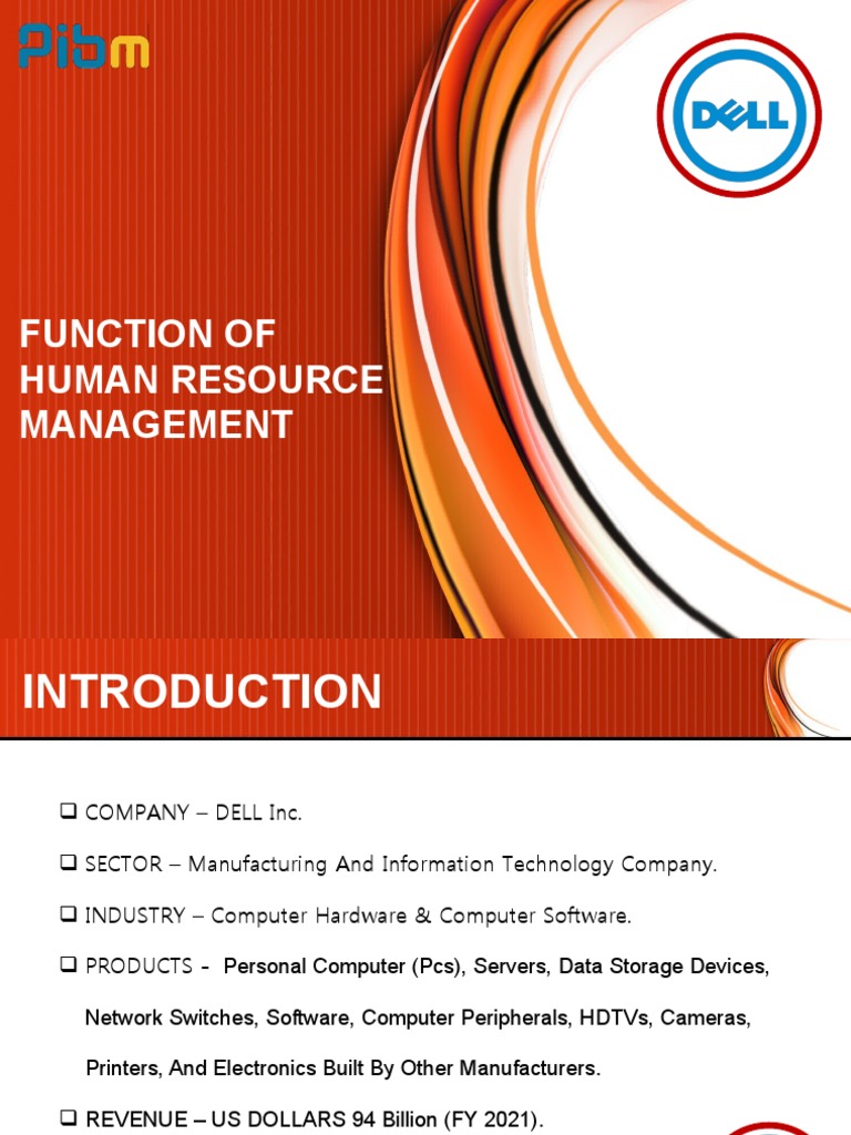 HR Functions of DELL | PDF | Recruitment | Human Resource Management