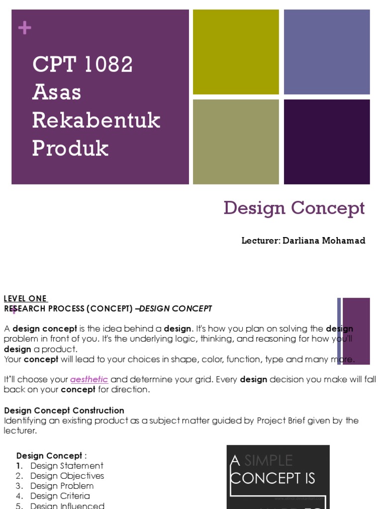 Design Concept | PDF