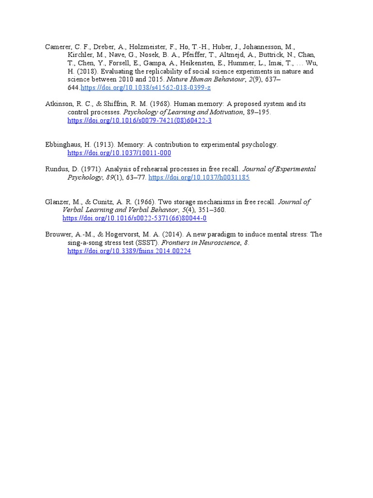 Psychology References and Studies | PDF | Philosophy | Science ...