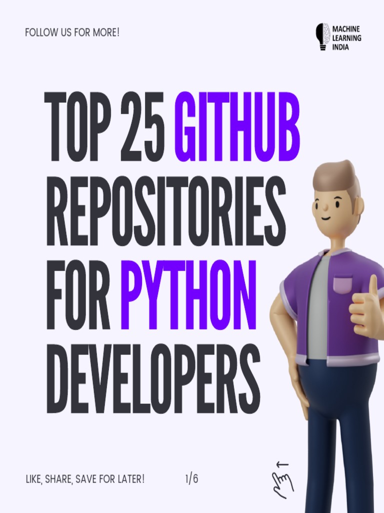 25 Github Repos For Python | PDF