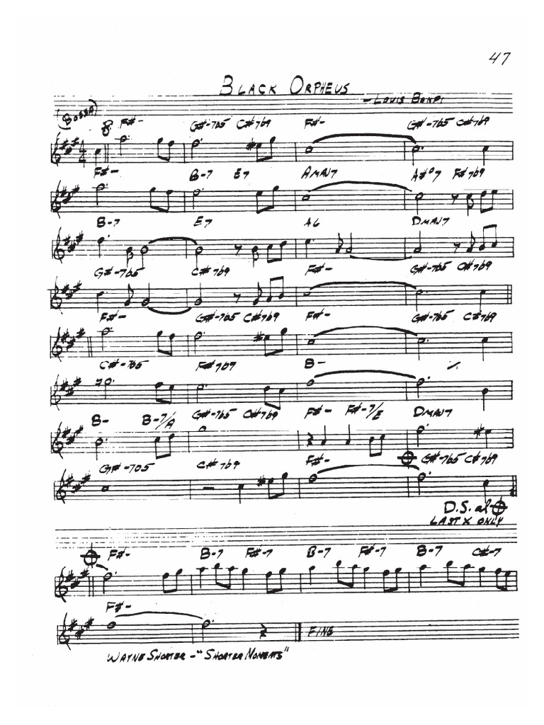 Black Orpheus Eb | PDF