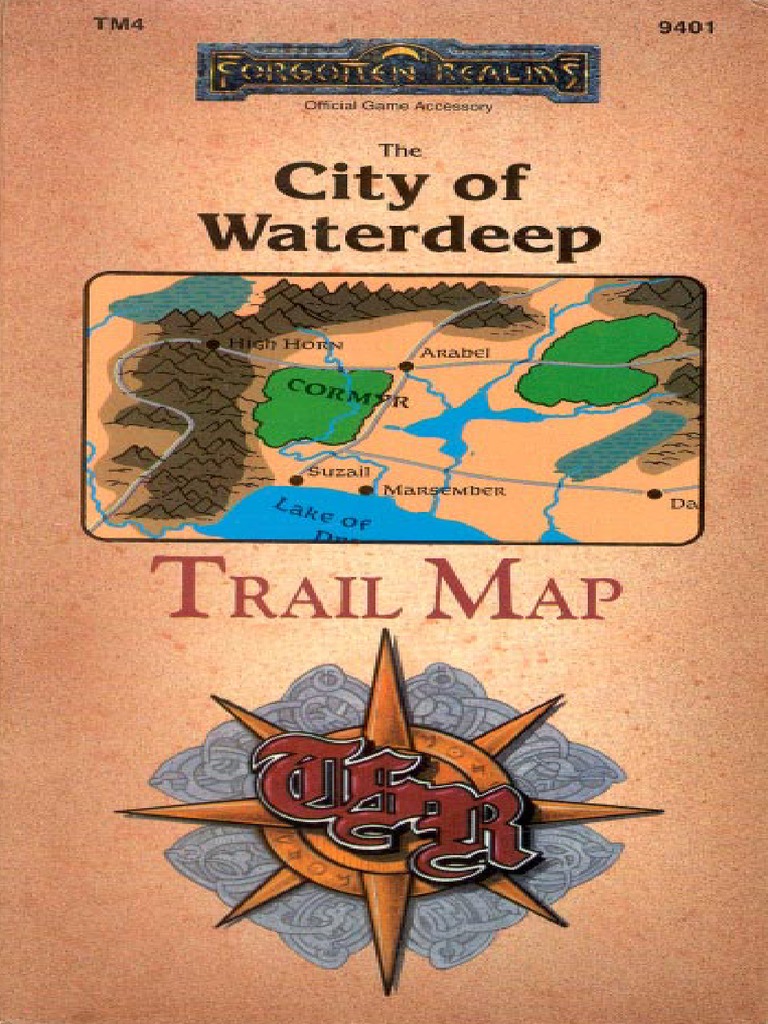 TM4 - The City of Waterdeep Trail Map | PDF