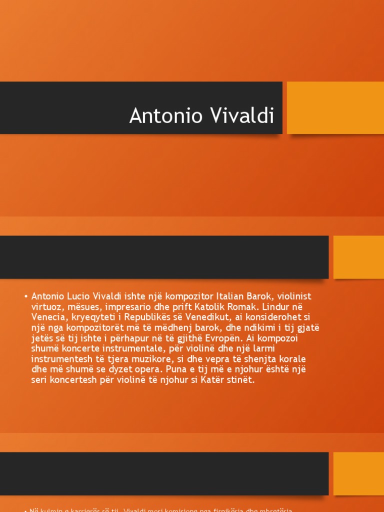 Antonio Vivaldi | PDF