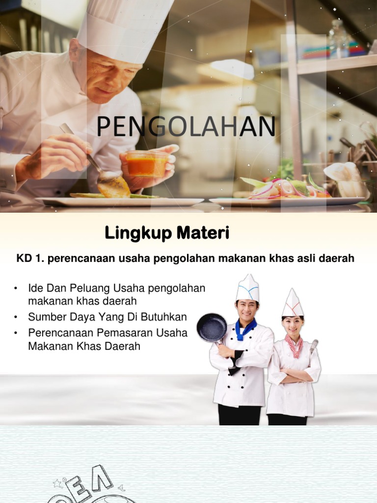 Perencanaan Usaha Pengolahan Makanan | PDF