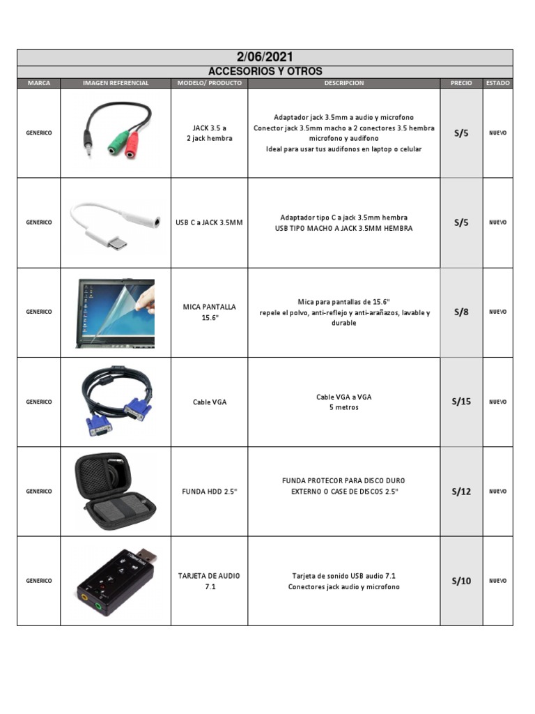 Catalogo Junio 03 | PDF | Unidad de estado sólido | USB