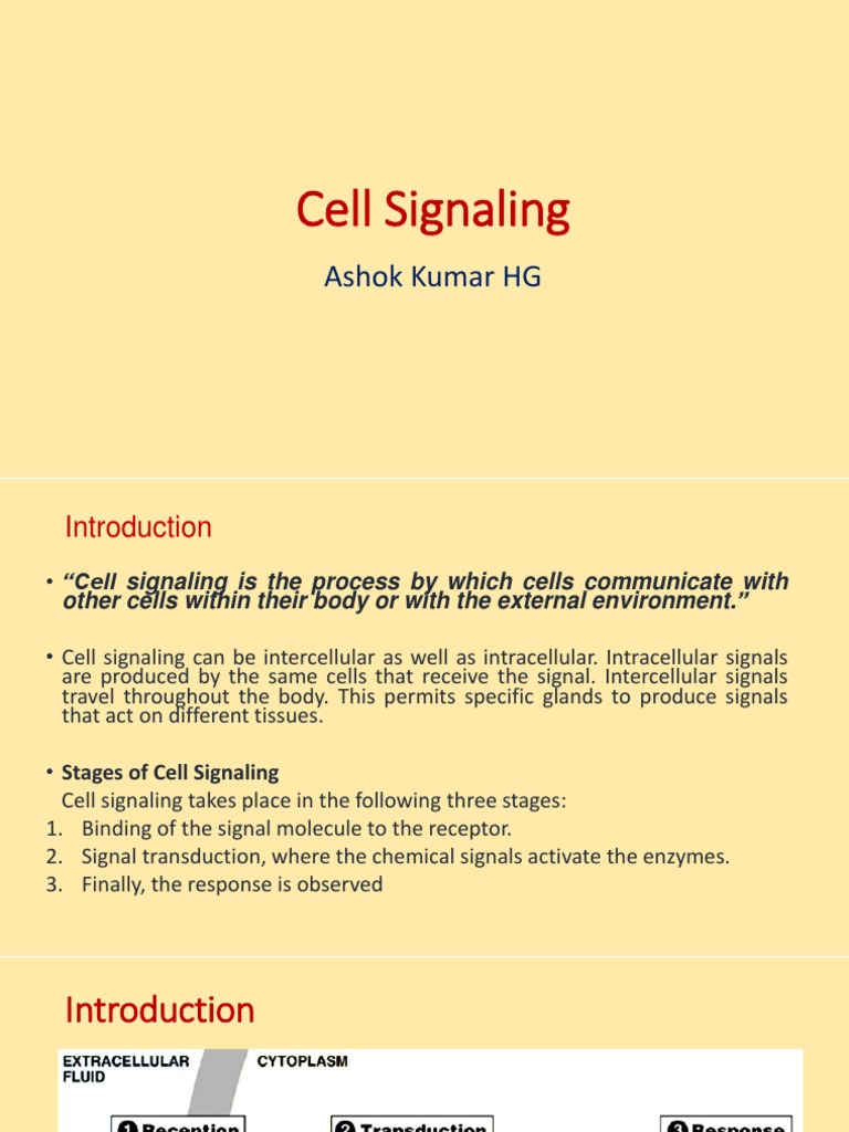 Cell Signaling-2021 | PDF | Cell Signaling | Signal Transduction
