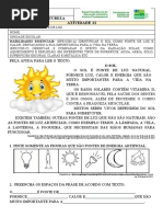 2o ANO CIENCIAS O SOL COMO FONTE DE LUZ E CALOR @MARI - PROF | PDF | Sol | Vitamina