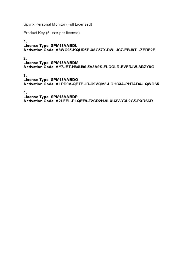 Spyrix Personal Monitor | PDF