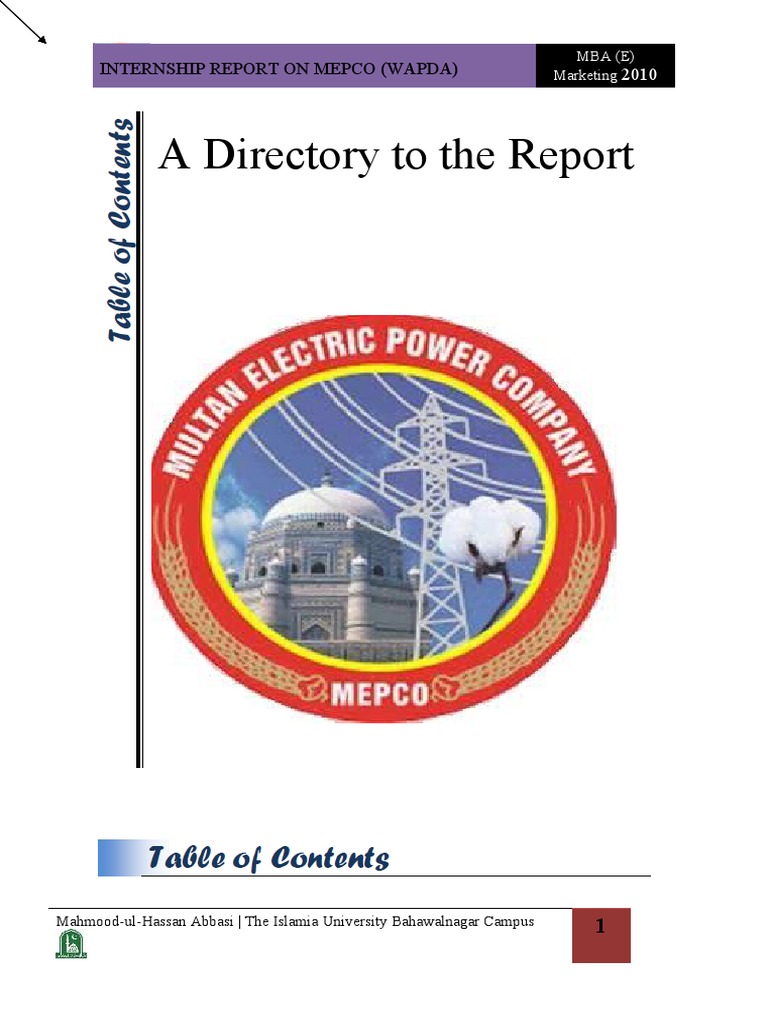 Intrnship Report On Wapda | PDF | Electric Power Transmission | Barrel ...