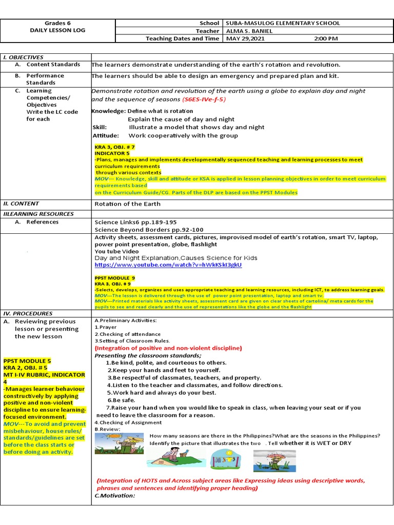 COT2 SCIENCE6 (Baniel) May 29,2021 FINAL | PDF | Curriculum | Learning