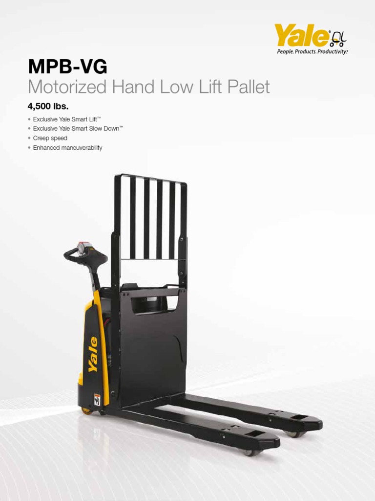 MPB045VG SpecSheet | PDF | Forklift | Truck