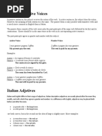 Italian Verb Tenses Chart | PDF