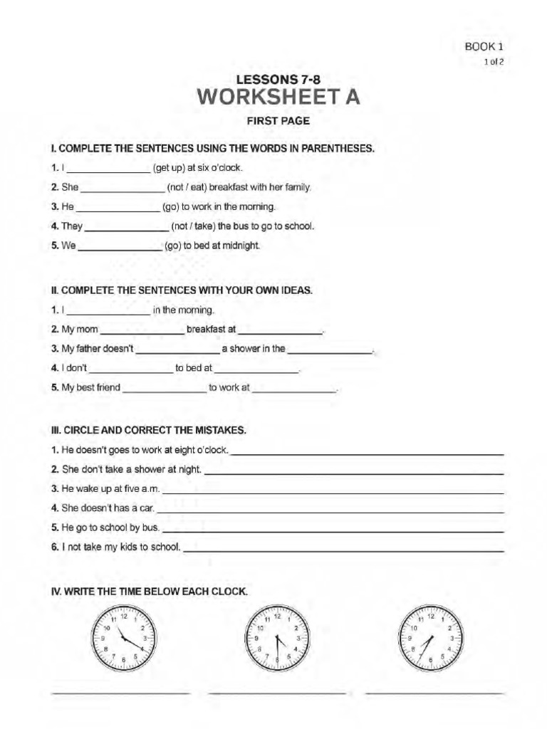 Get Worksheet Document | PDF