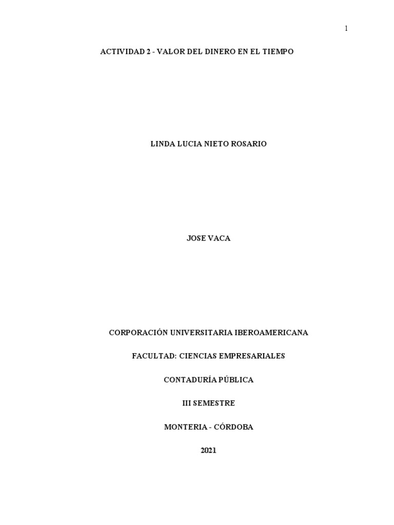 Actividad 2 Ejercicios Simple y Compuesto | PDF | Interés | Tasas de interés