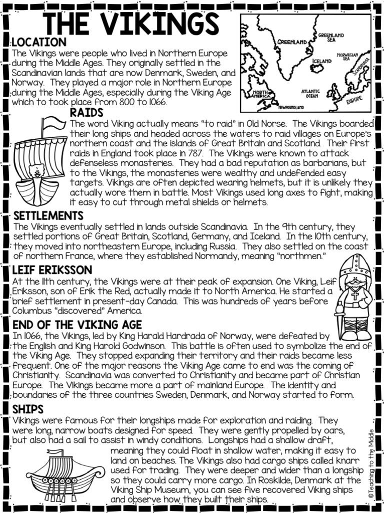 Vikings Student Version | PDF | Vikings | Viking Age