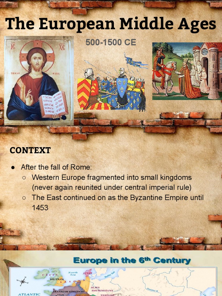 European Middle Ages 500-1500 | PDF | Byzantine Empire | Crusades