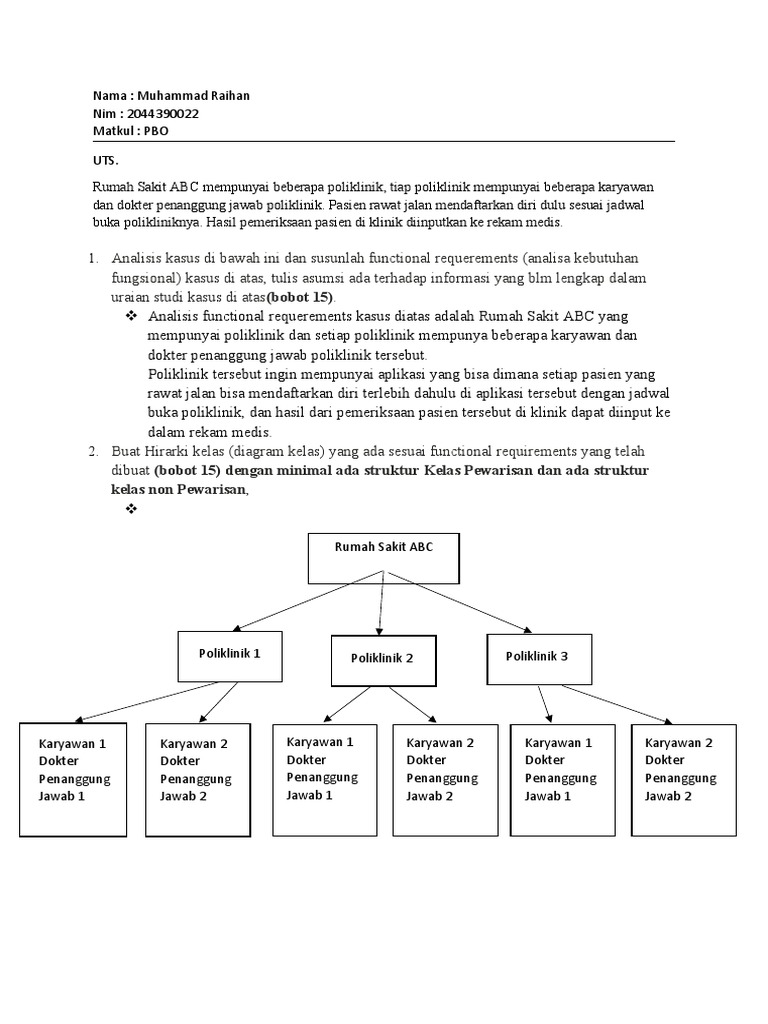 Muhammad Raihan - UTS - PBO | PDF