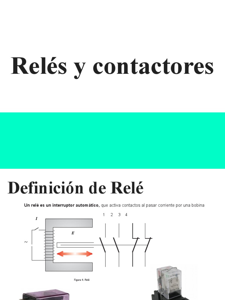 Reles y Contactores | PDF | Relé | Componentes