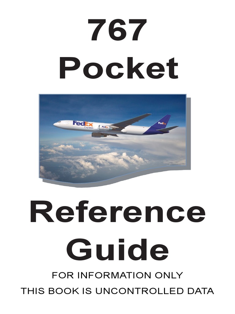 B767 Pocket Reference Guide-1 | PDF | Electrical Connector | Pounds Per ...