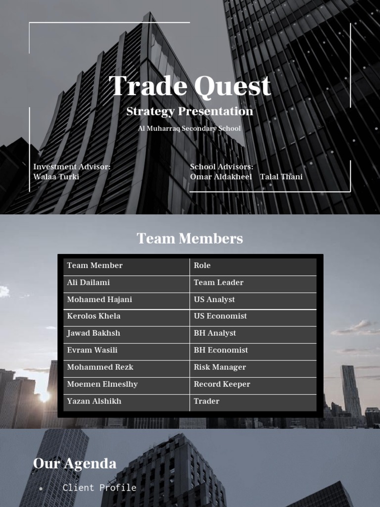 Trade Quest Presentation | PDF | Financial Analyst | Diversification ...