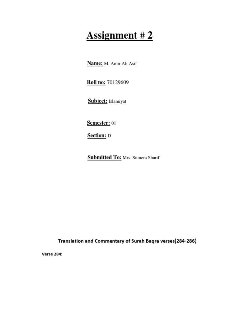 Assignment Copy Islamic00 | PDF | Prayer | Prophets And Messengers In Islam