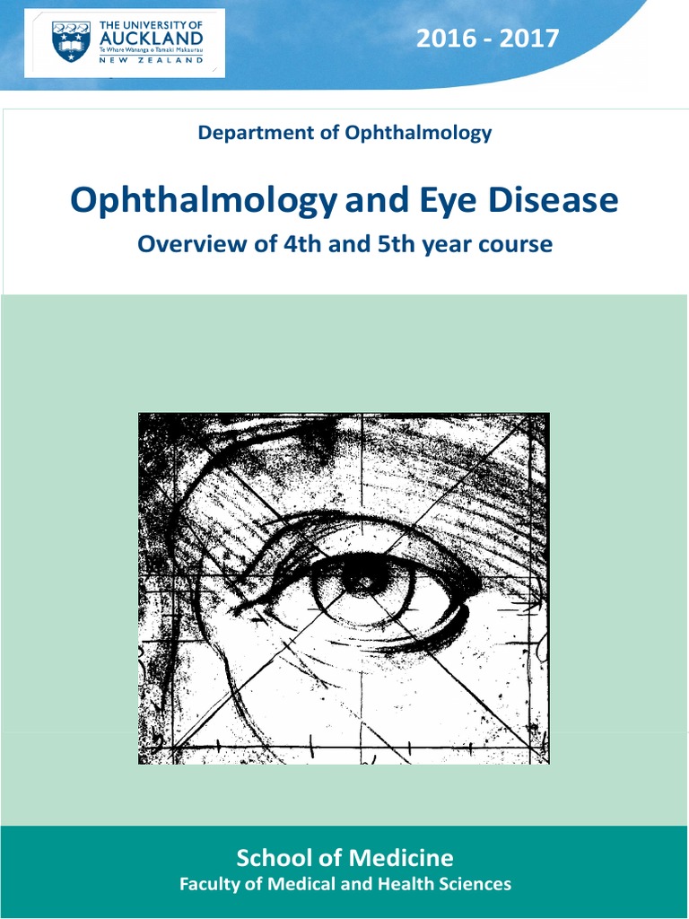 Ophthalmology IV Handout 2016 17 | PDF | Retina | Human Eye